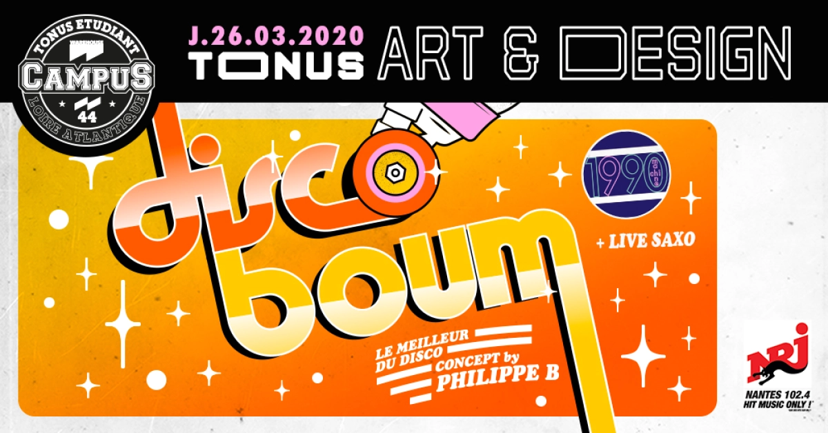 Tonus Art & Design - Disco Boum [Philippe B, 1990machine] • Warehouse