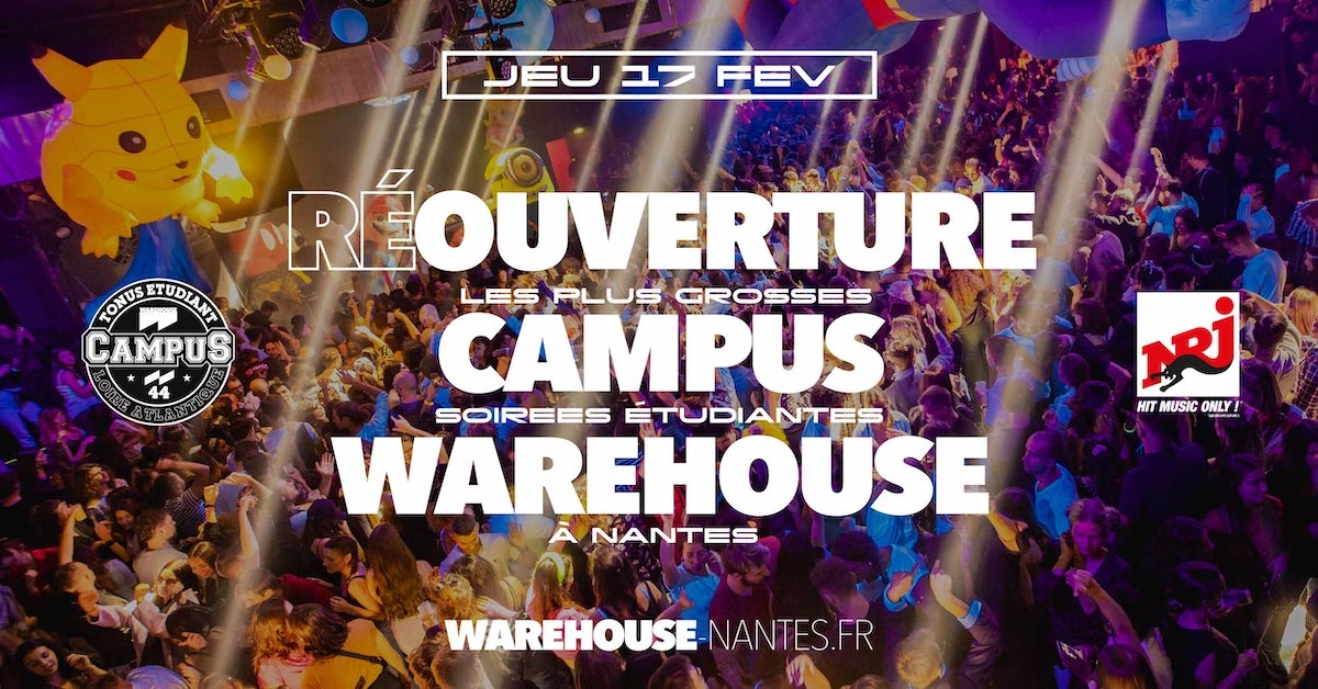 LE CAMPUS WAREHOUSE (RÉ)OUVRE SES PORTES w/ Boris &Moris • Warehouse