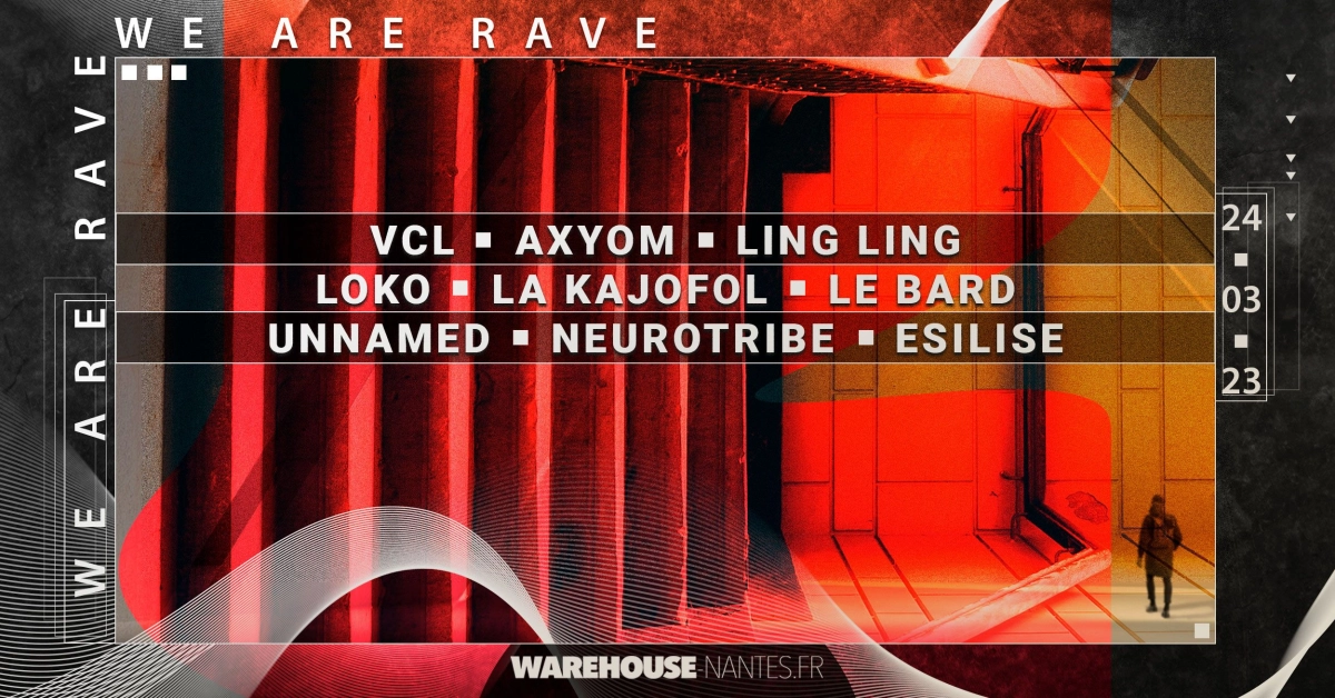 Hard Techno et rave au programme de cette folle nuit ! • Warehouse