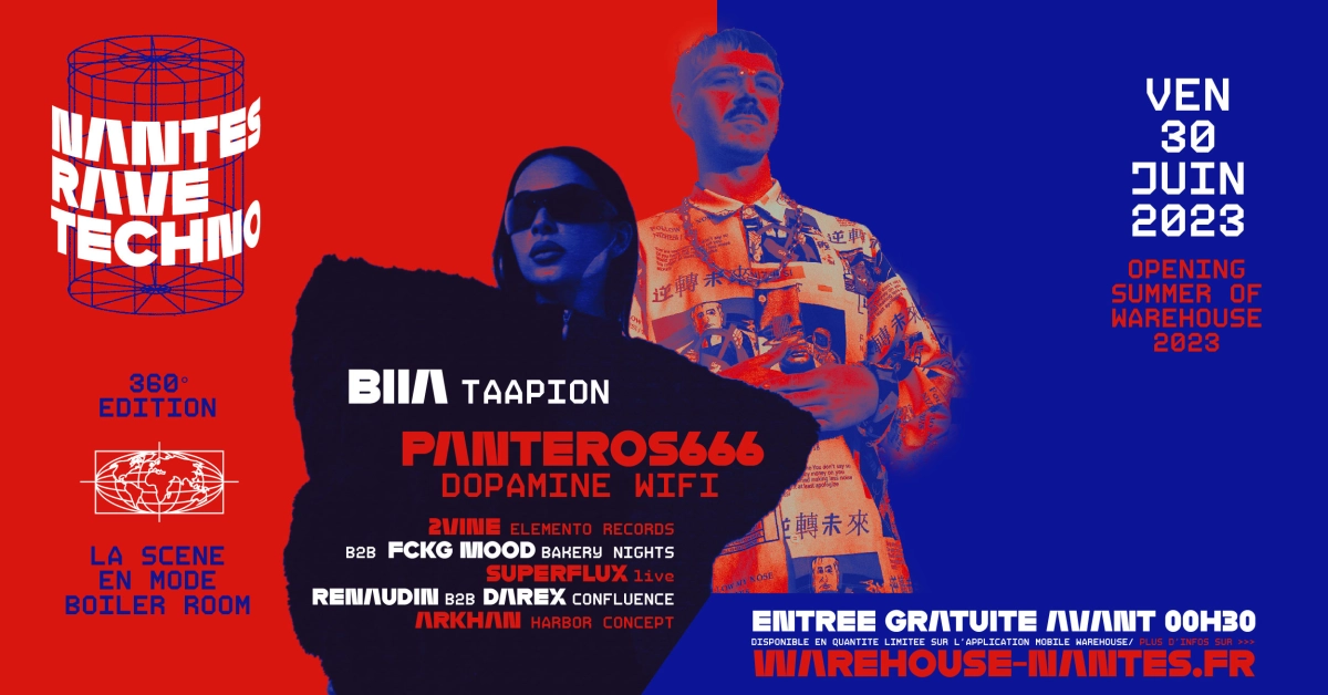 NANTES RAVE TECHNO invite BIIA & PANTEROS666 en mode "boiler room" avec ...