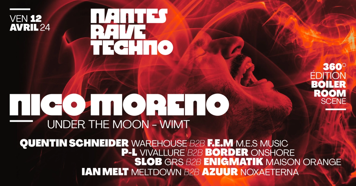 Nantes Rave Techno invite Nico Moreno au Warehouse à Nantes • Warehouse