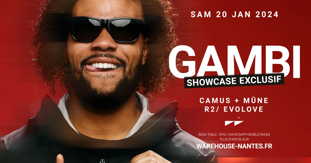 GAMBI en showcase exclusif ! • Warehouse