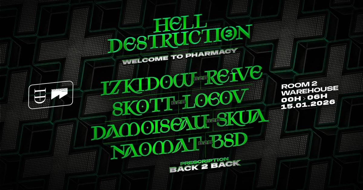 Découvre le concept HELL DESTRUCTION en Room 2 du Warehouse Nantes le ...